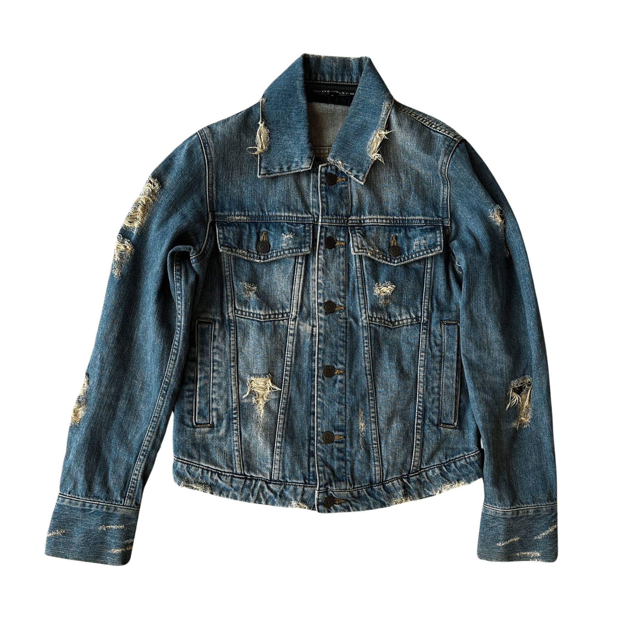 FUGA distressed clawmark denim jacket – wintexarchive